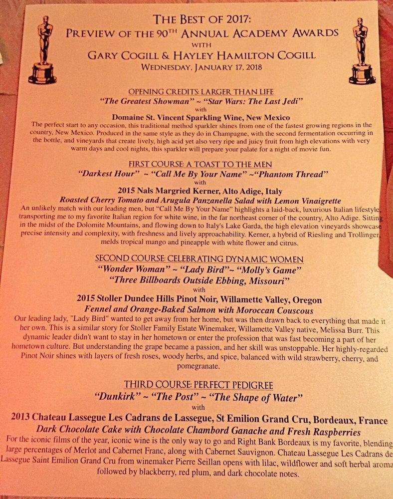 Menu at Park City Club, Dallas