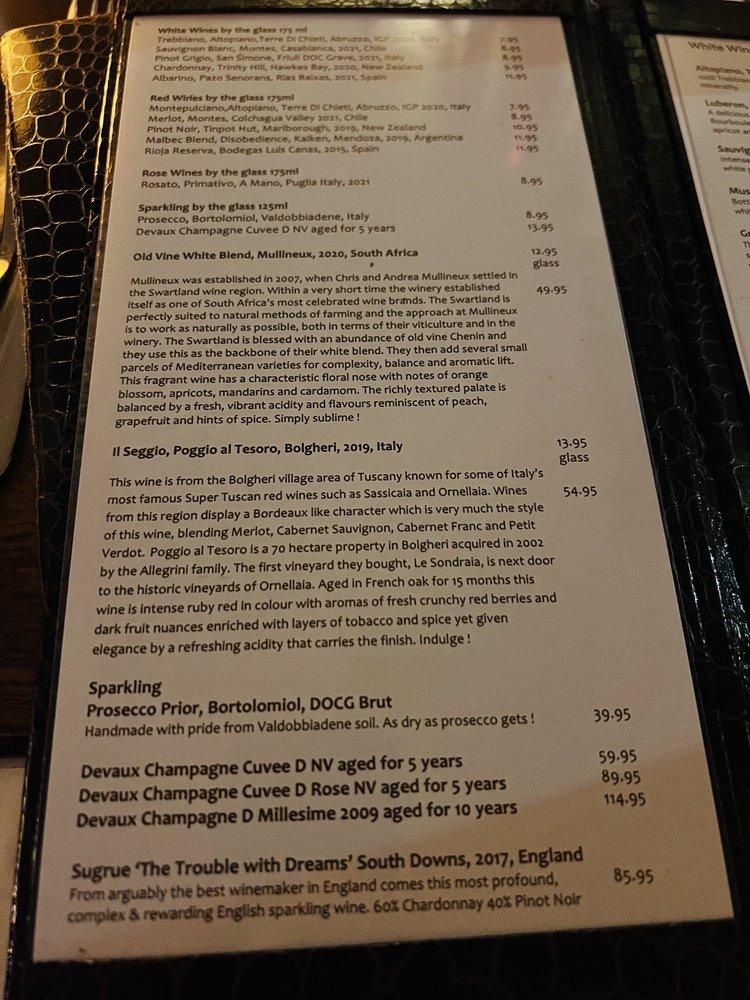 Menu at Rocpool pub & bar, Inverness, 1 Ness Walk