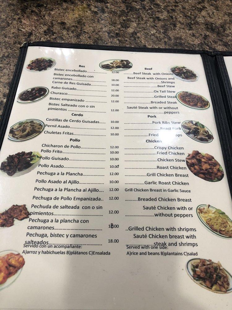 Menu at Ambar Restaurant, Sleepy Hollow