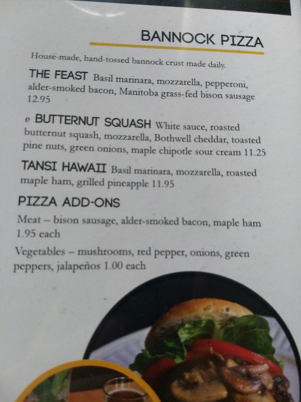 Menu at Feast Cafe Bistro, Winnipeg