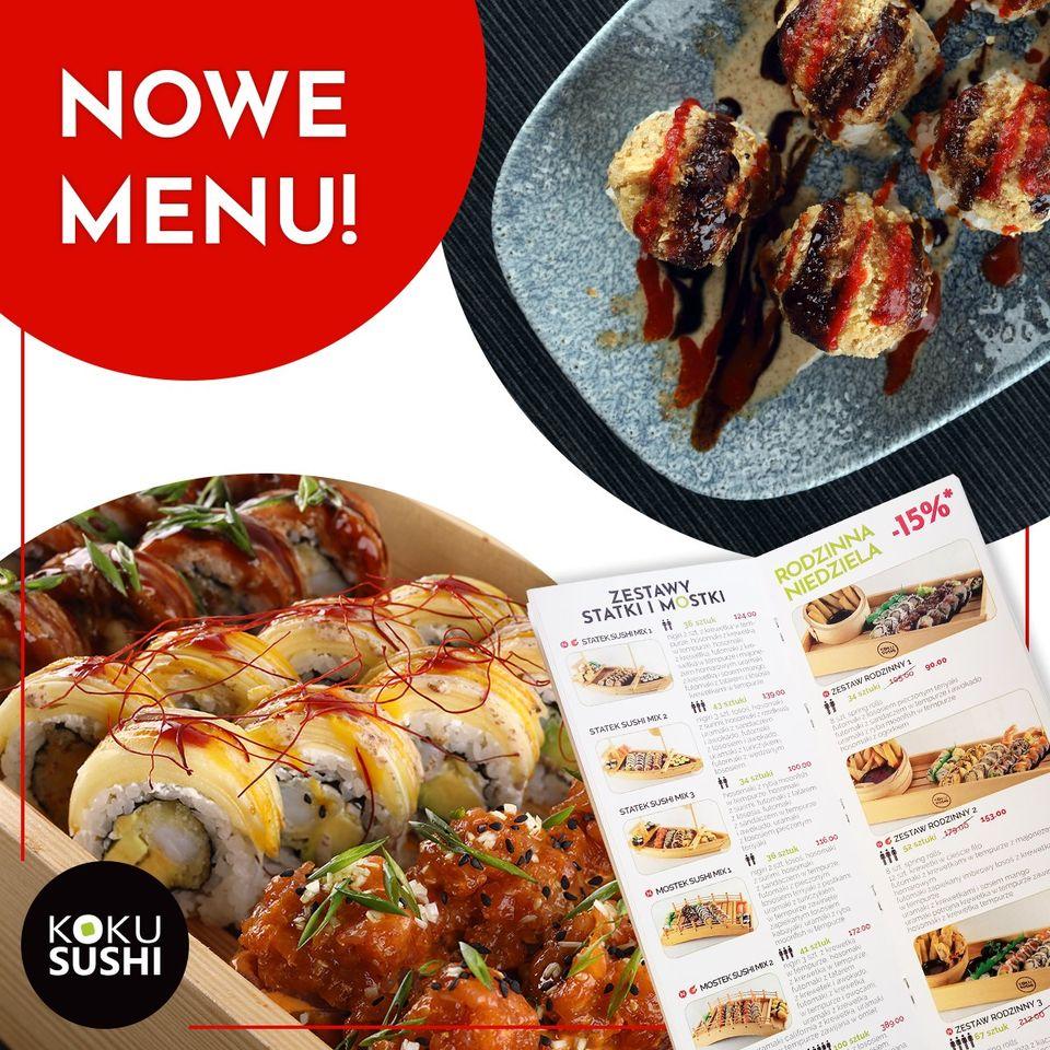 Menu at Koku Sushi Warszawa Ursus restaurant, Warsaw