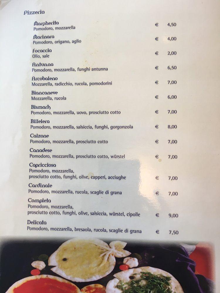 Menu da La Risacca pub & bar, Sorso