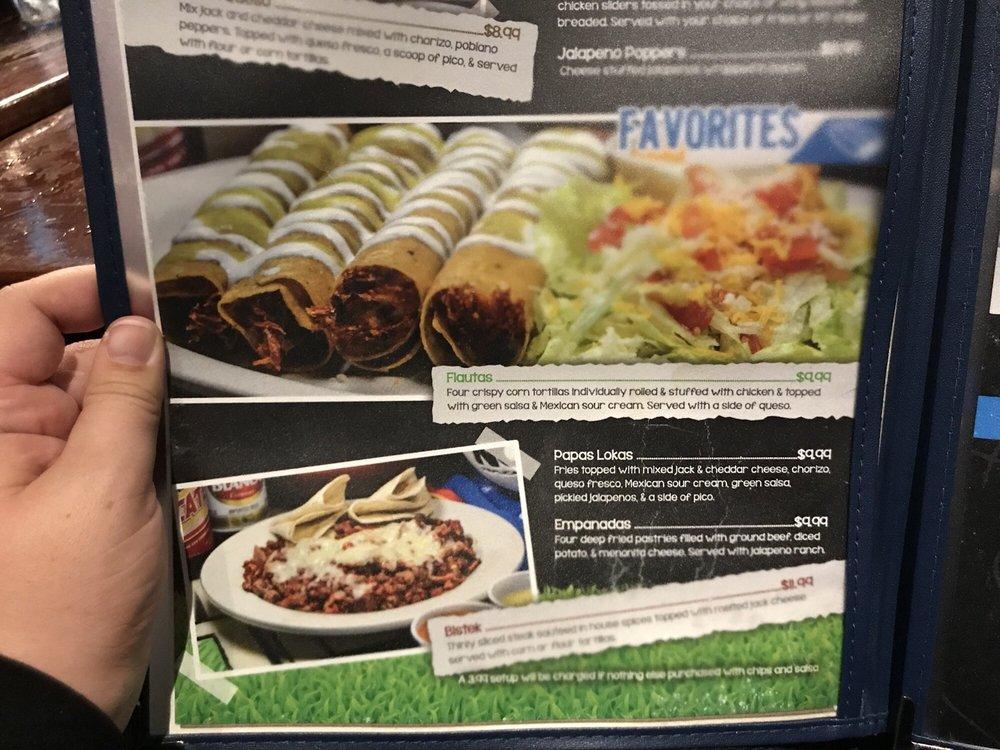 Menu at Medio Tiempo pub & bar, Oklahoma City