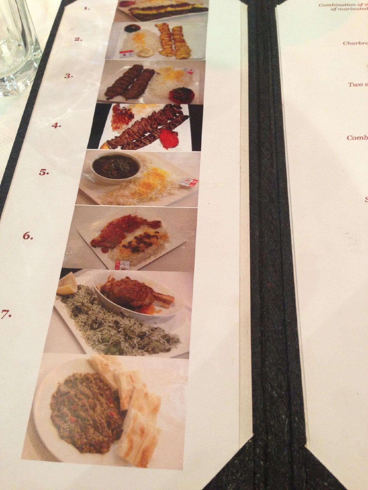 Menu at Two Forty Eight restaurant, South Yarra