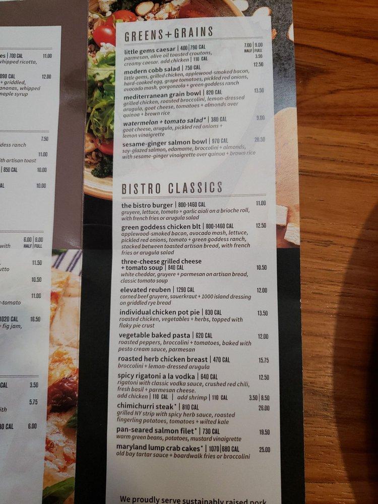 Menu at The Bistro @ Courtyard San Luis Obispo pub & bar, San Luis Obispo