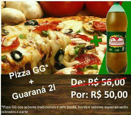 Menu at Disk Big Pizza MG pizzeria, Campo Mourão