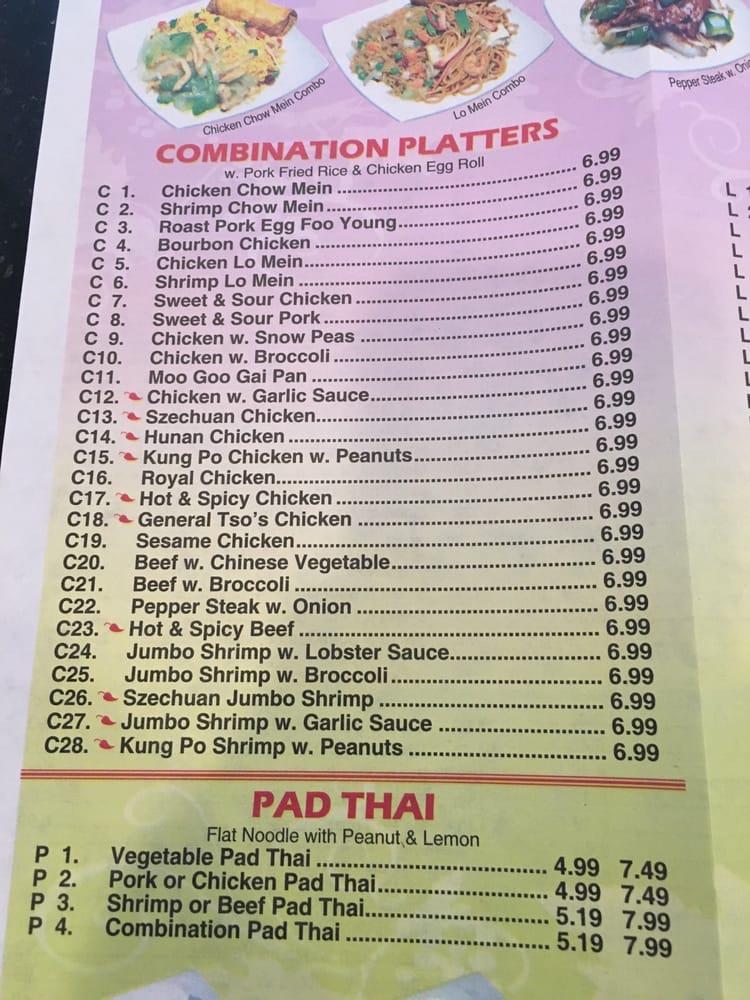 Menu at Golden Chen Chinese Restaurant, Indian Hill