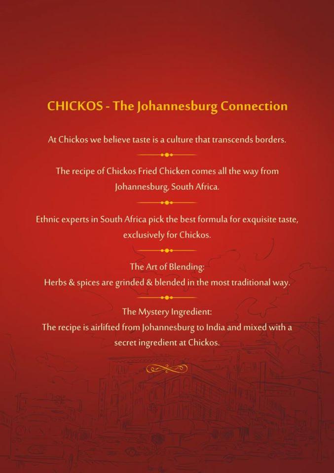 Menu at Chickos Fried Chicken, Pandalam
