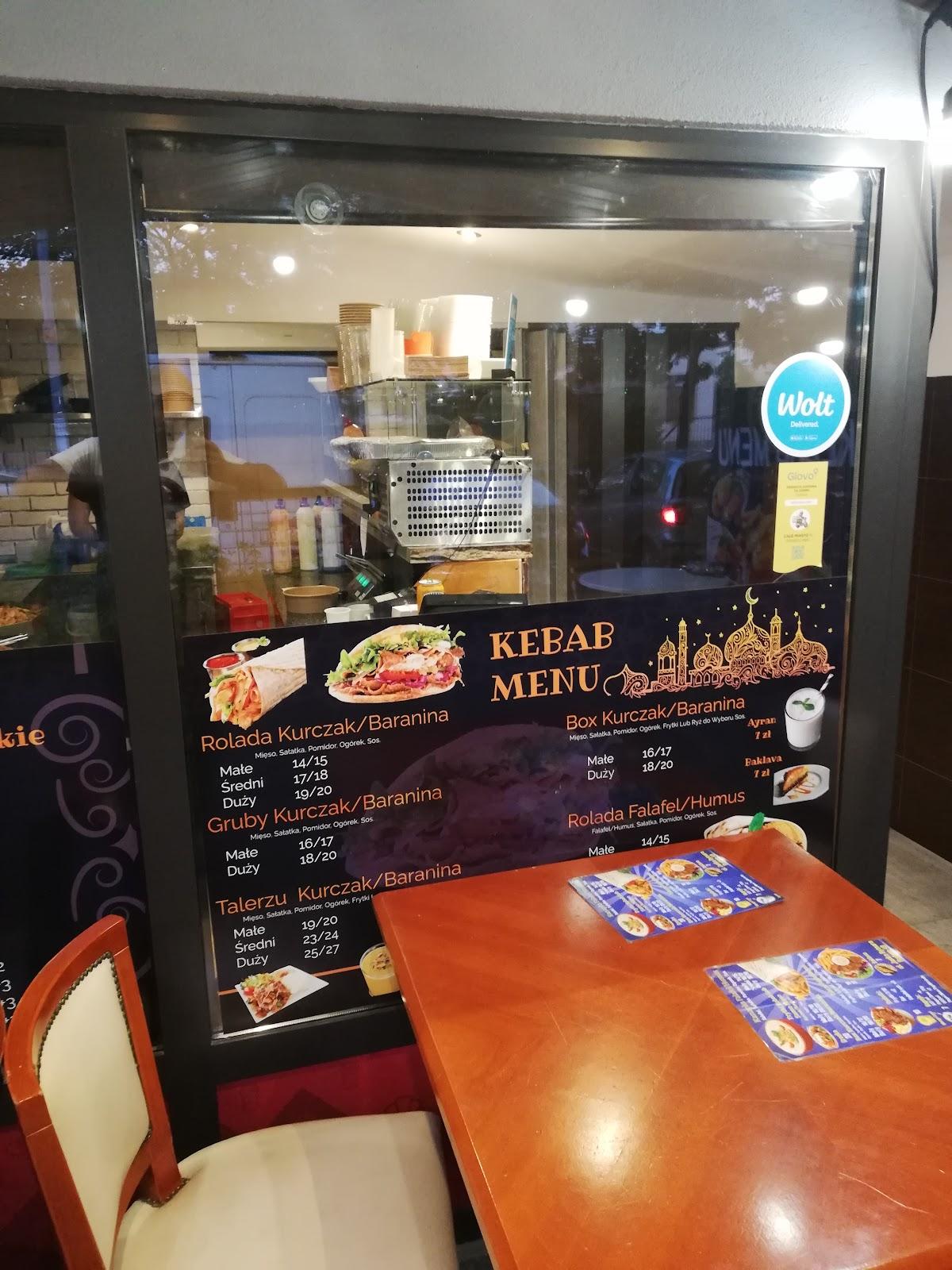 Menu at TOP KEBAB restaurant, Warsaw