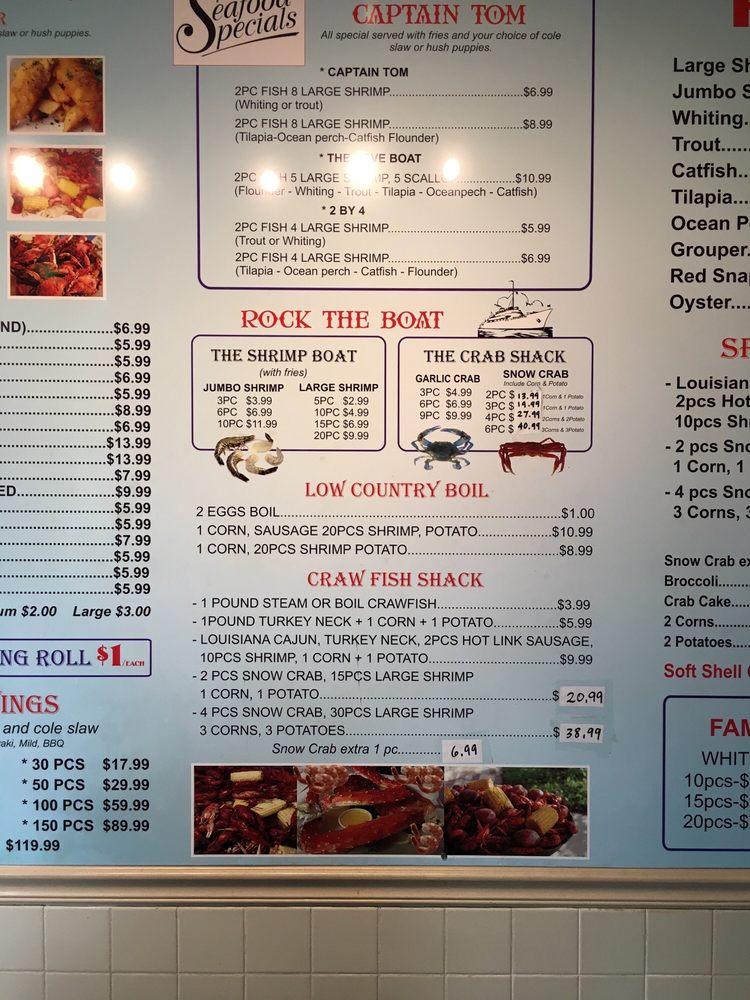 Menu at Quality Fresh Seafood restaurant, Forest Park