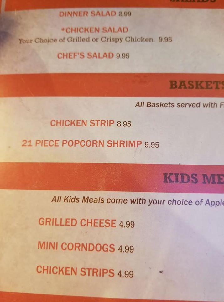 Menu at TNT Bar & Grill, Utica