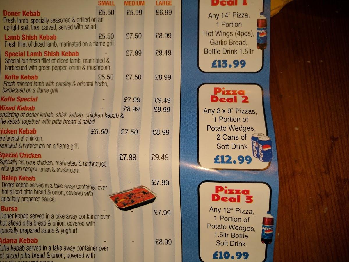 Menu at Chicken Delight fast food, Braintree