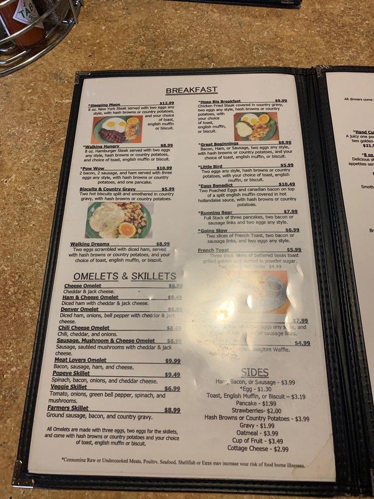 Menu at Mary & Moe's WigWam pub & bar, Fernley
