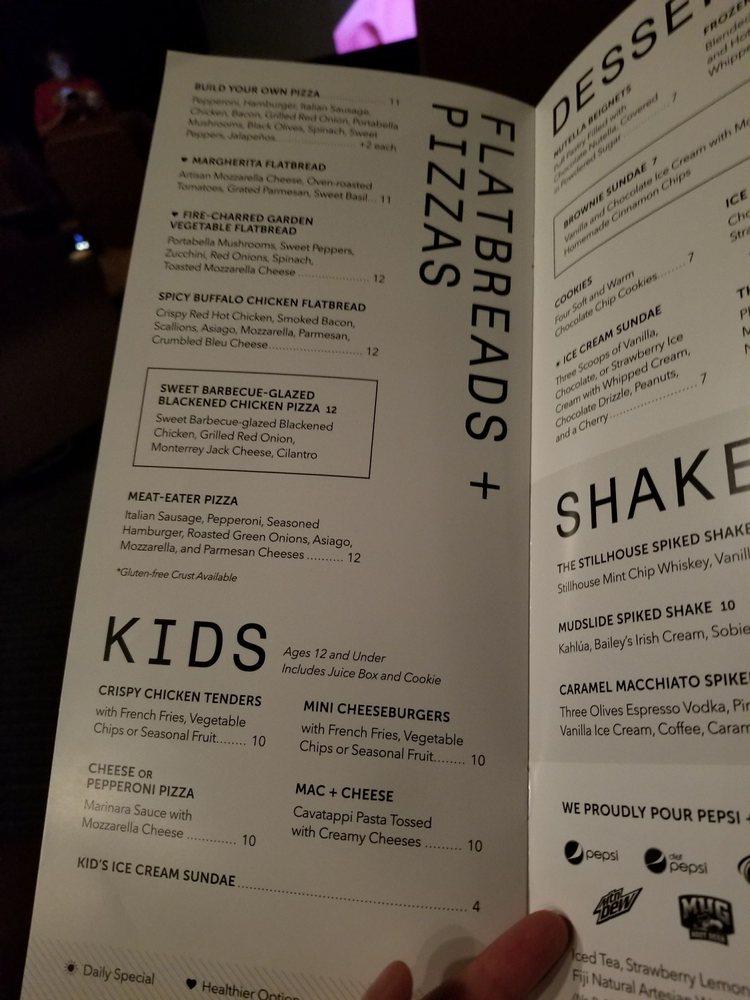 Menu at Studio Movie Grill pub & bar, The Colony, State Hwy 121