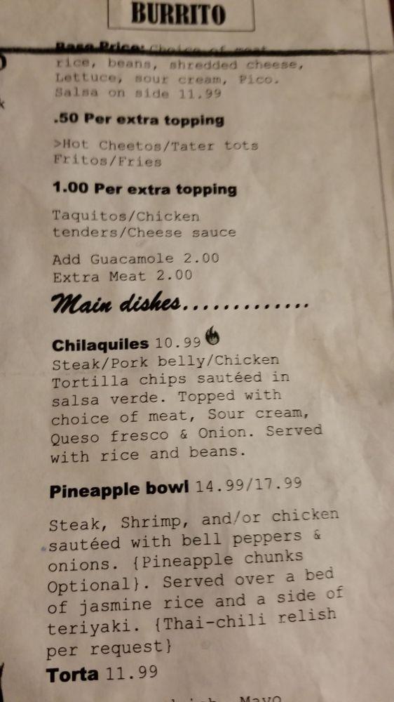 Carta del restaurante Bravi’s Craft Mexican Kitchen, Shakopee