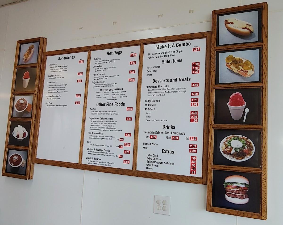 Menu at Al's Hotdogs & Other Fine Foods restaurant, Mobile, Airport ...