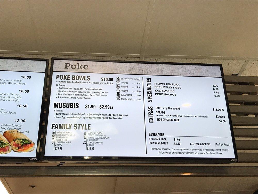 Carta del restaurante Good Friends Hawaiian Poke, Davis