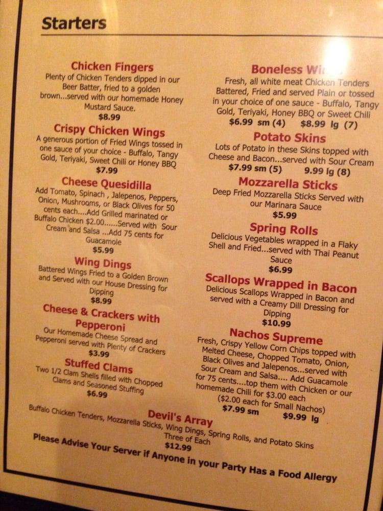 Menu at The Other Place Pub, Boylston