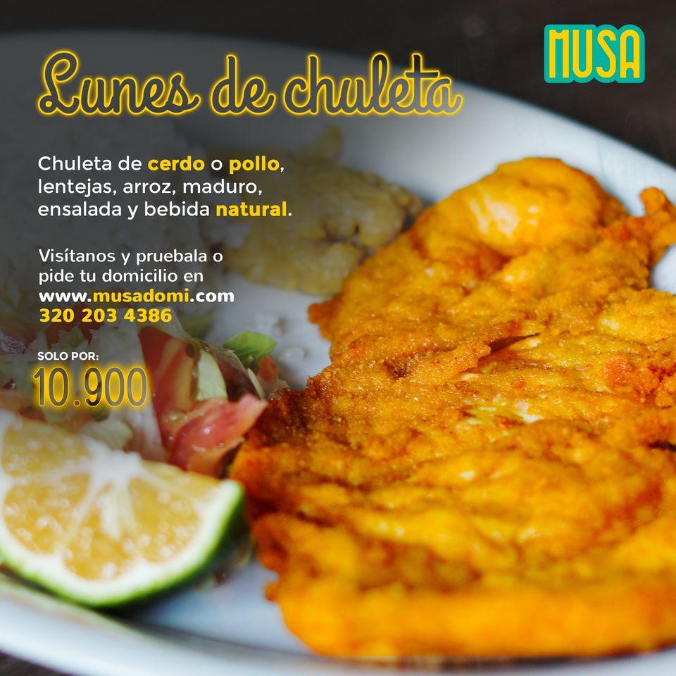 Menu at Musa Restaurante, Palmira