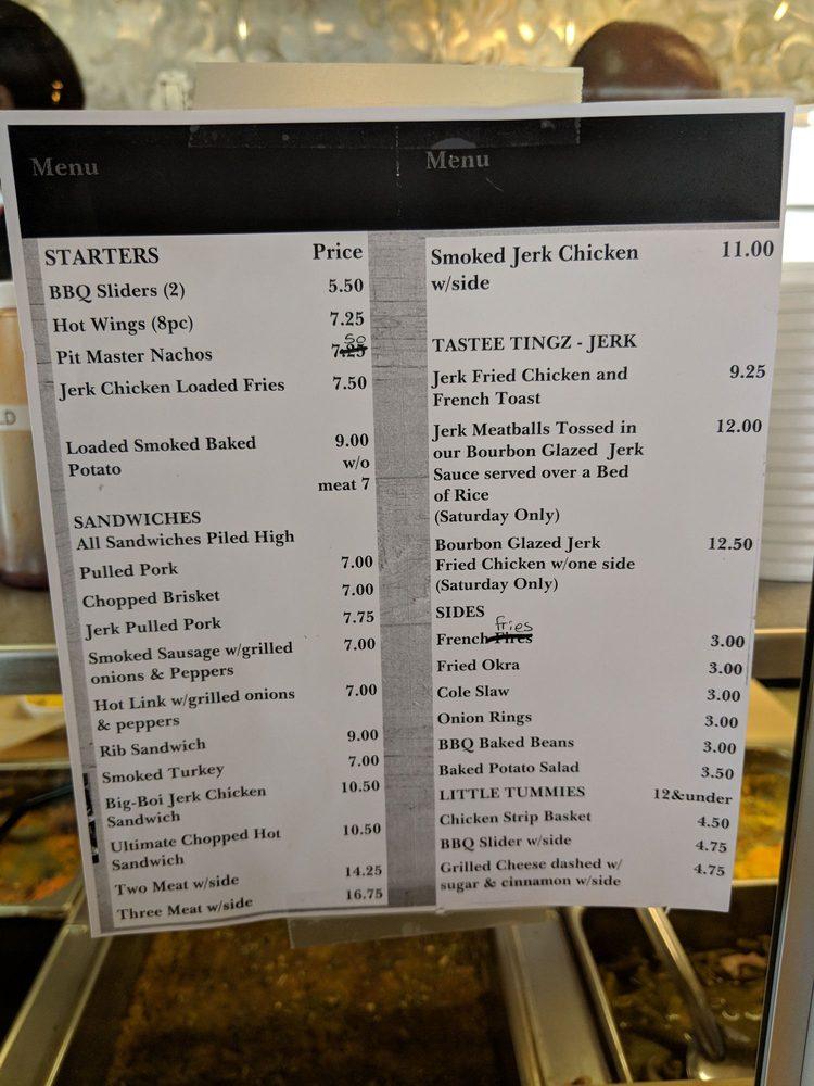 Menu at Cornish Smokehouse pub & bar, Oklahoma City, 801 SW 119th St