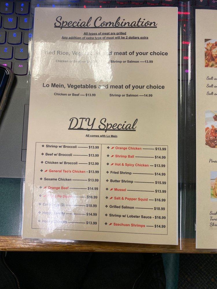 Carta del restaurante Imperial Buffet, Aberdeen