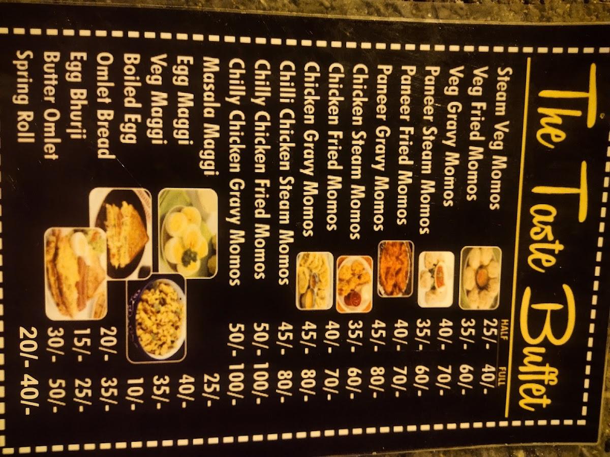 Menu at The Taste Buffet, Delhi