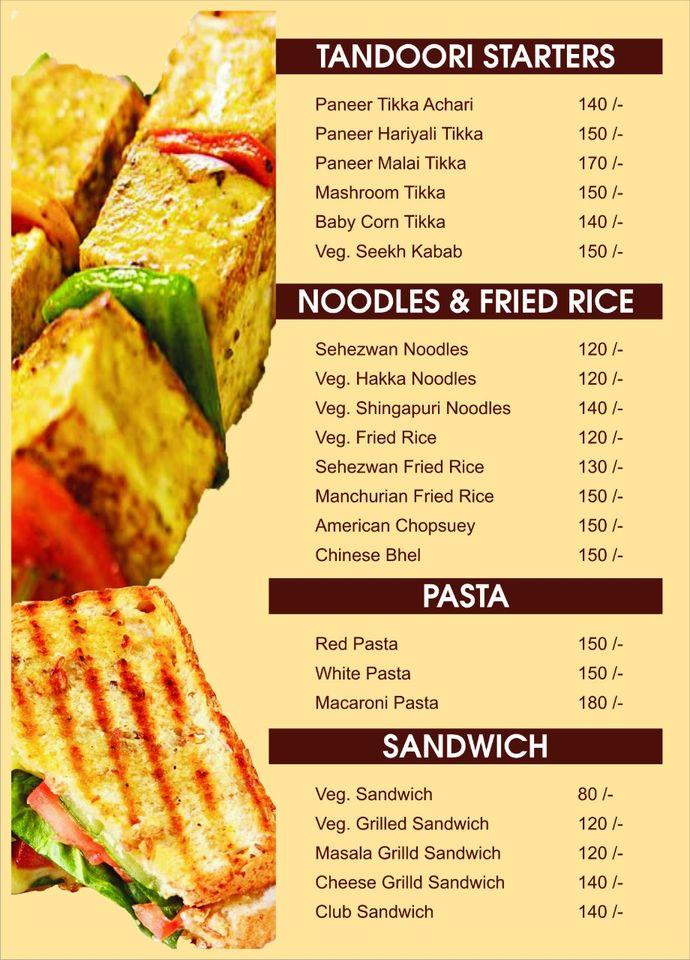 Menu at Atithi Restaurant & Dining Hall, Udaipur, 478/25