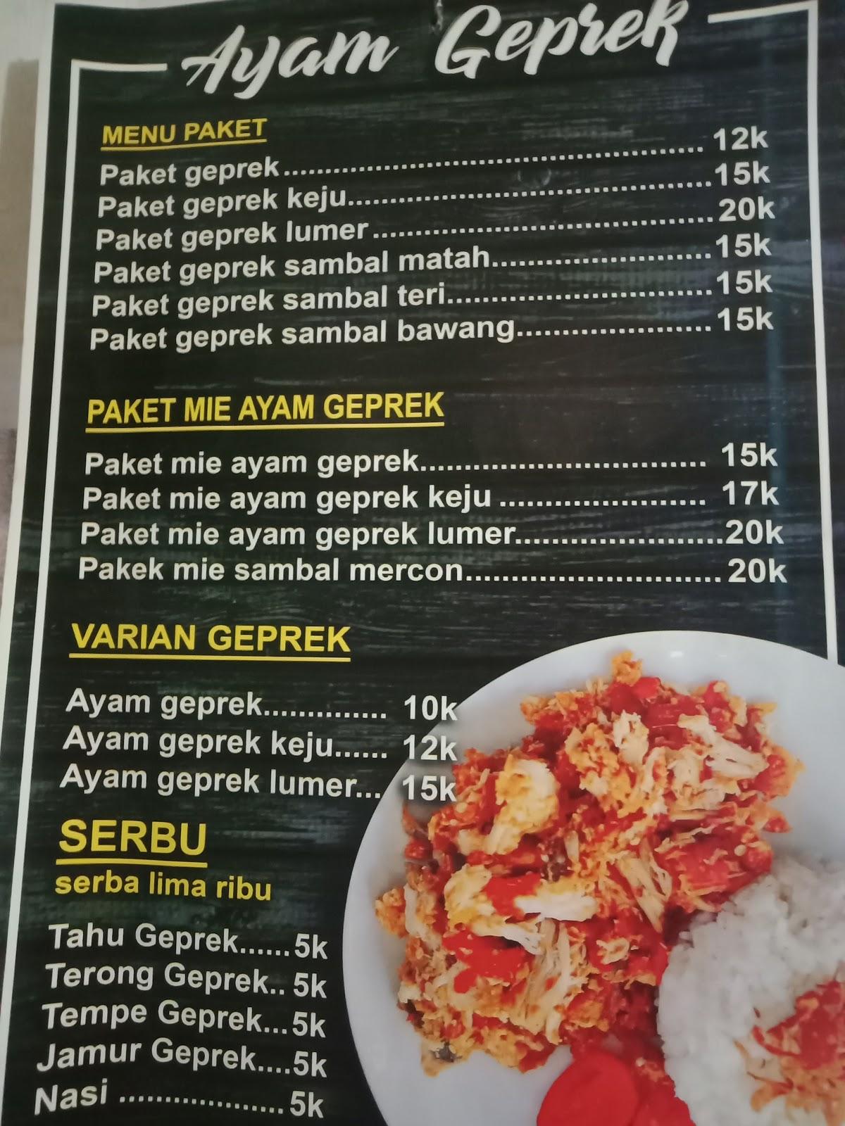 Menu at Dapur Judess, Sumuragung, Jl. Raya Kanor No.45