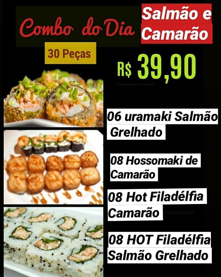 Menu at Nossa Massa restaurant, Natal