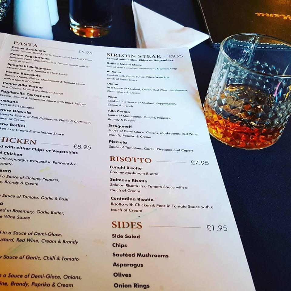 Menu at Roma Restaurant, Sunderland
