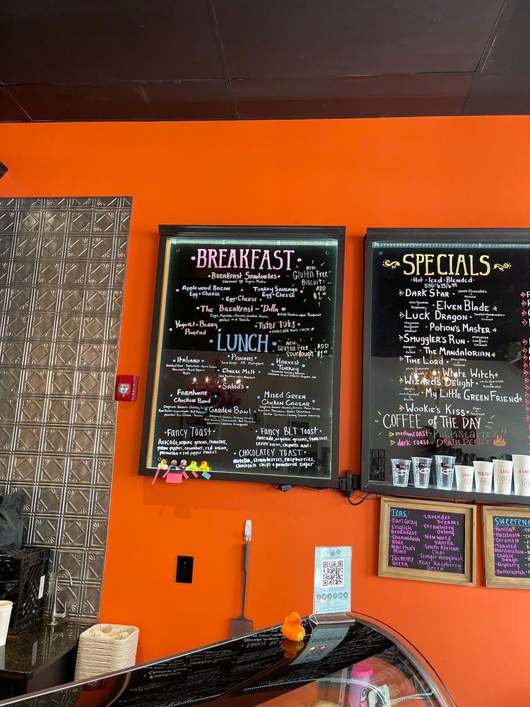 Carta del restaurante Weird Brothers Coffee, Leesburg