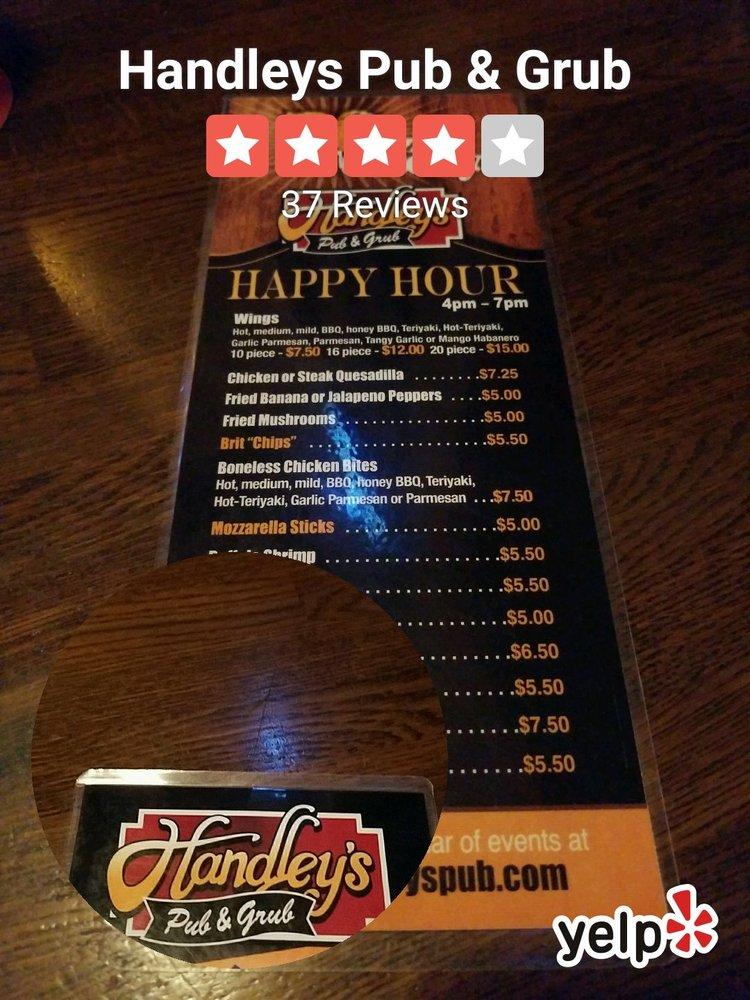 Menu At Handleys Pub Grub Myrtle Beach Menu At Handleys Pub Grub Myrtle Beach