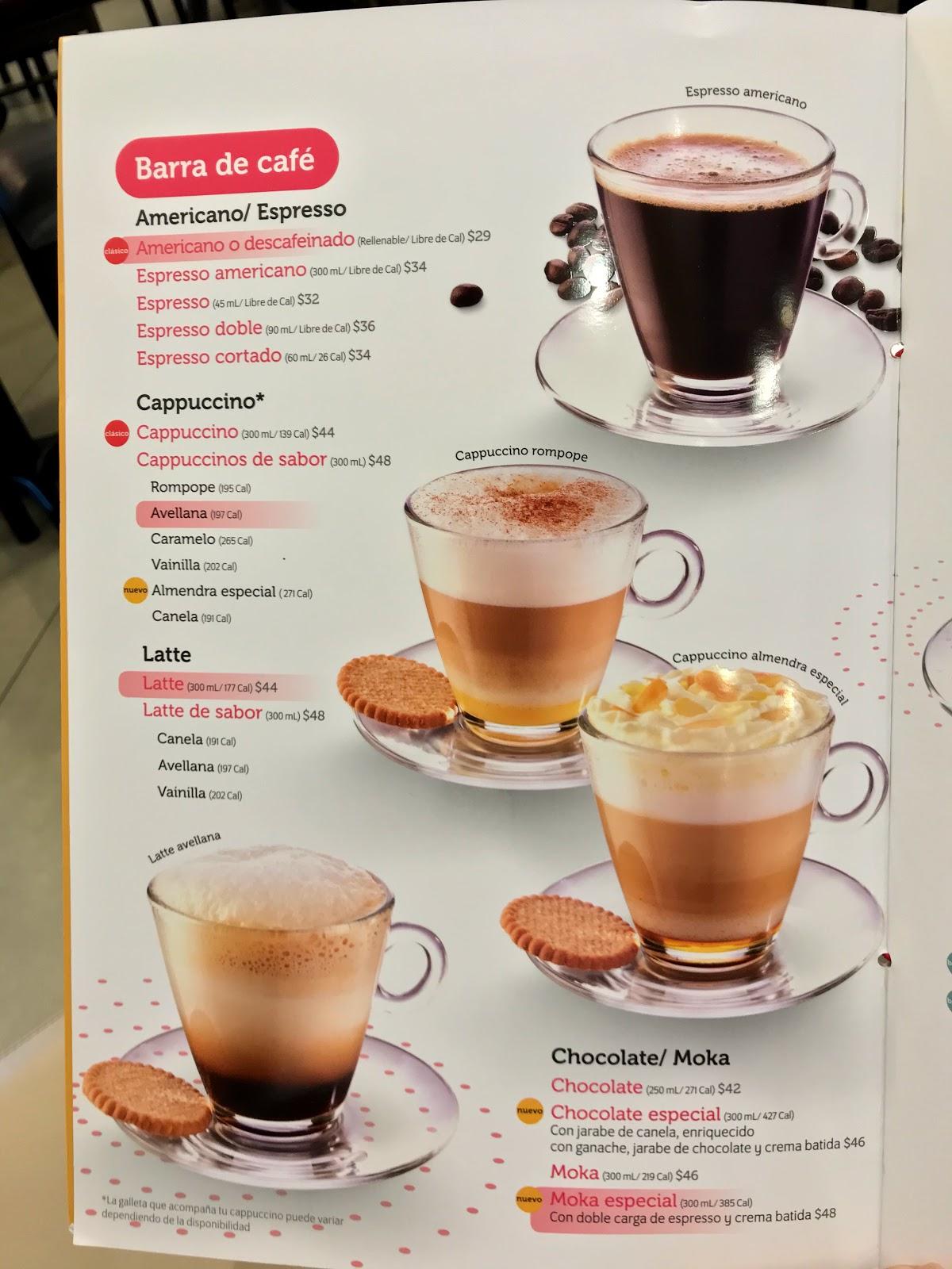 Carta del restaurante Vips Tuxtla Oriente, Tuxtla Gutiérrez