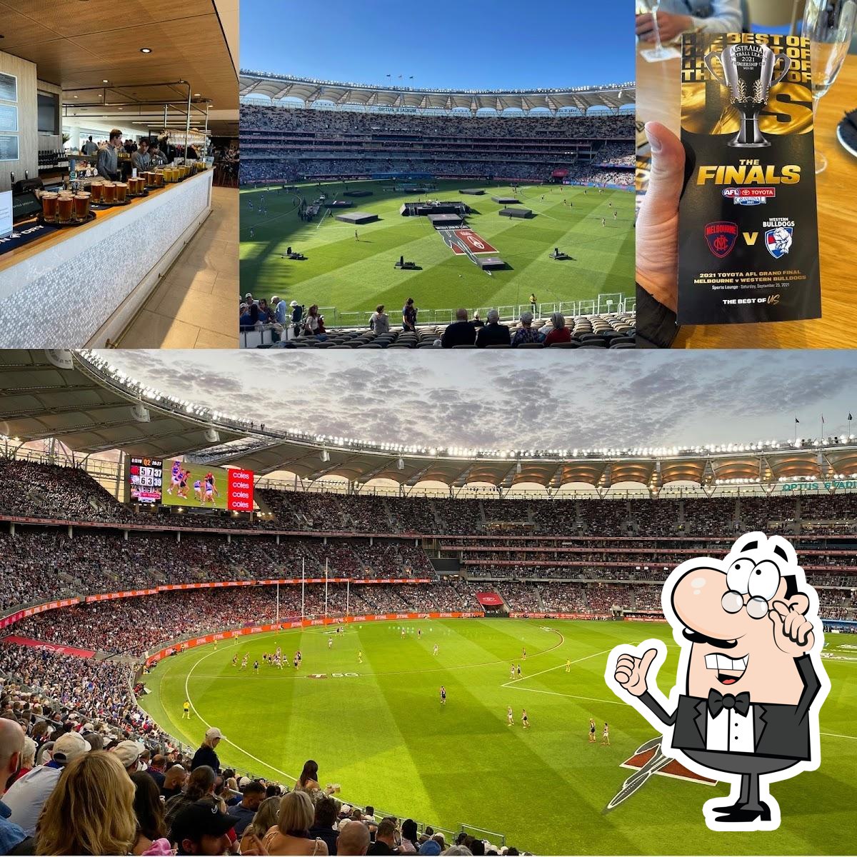Sports Lounge at Optus Stadium, Burswood - Restaurant menu, prices and ...