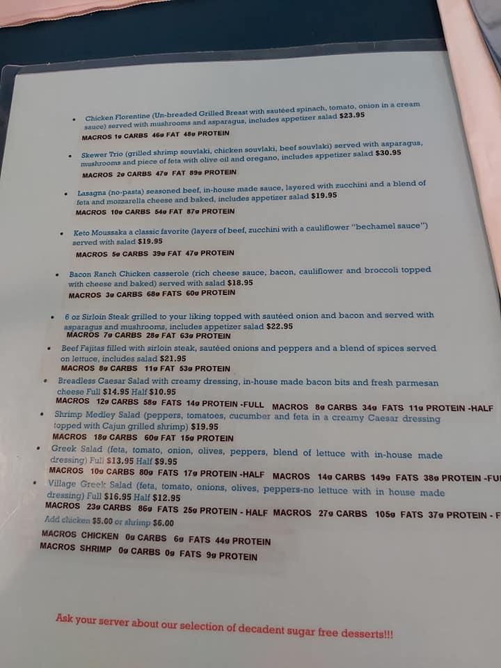 Menu at Tuxedo Village Family Restaurant - Greek Food, Winnipeg ...