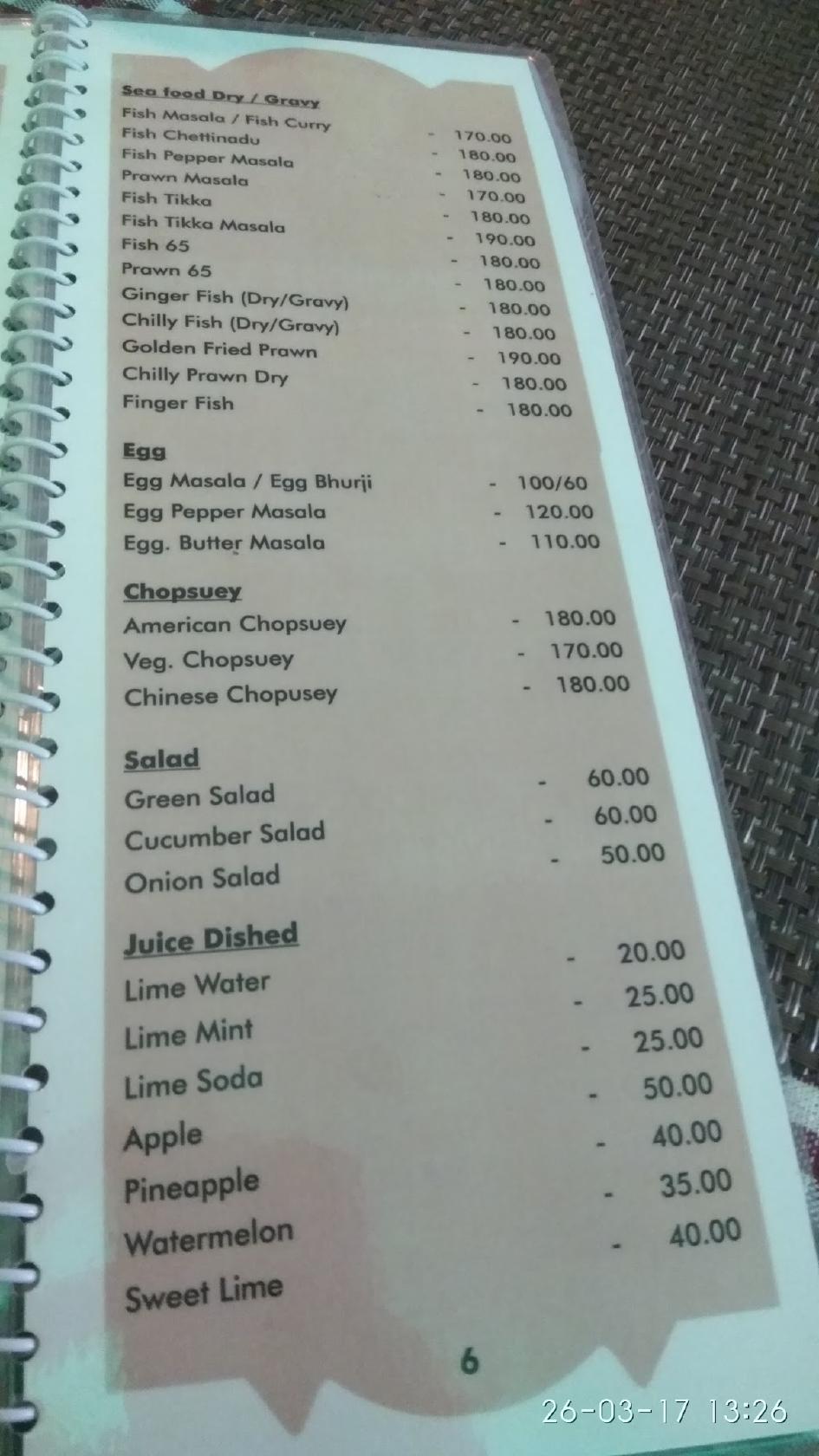 Menu at Grillaz restaurant, Chennai, Multicuisine Family A/C Restaurant