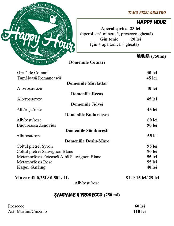 Menu at Taho, Petroșani