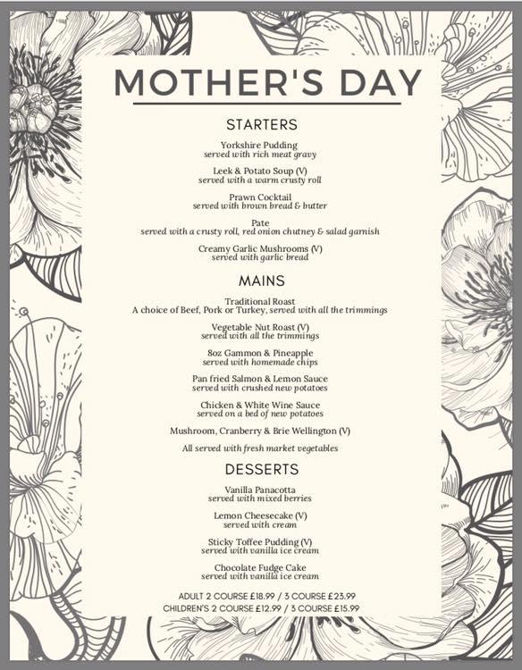 Menu at Old Moor Tavern pub & bar, Barnsley