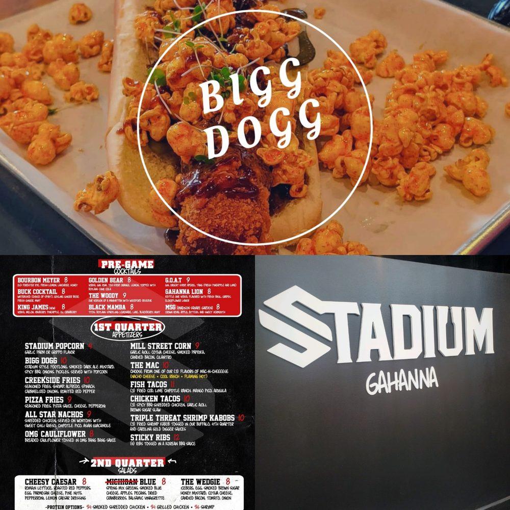 Menu at STADIUM pub & bar, Gahanna