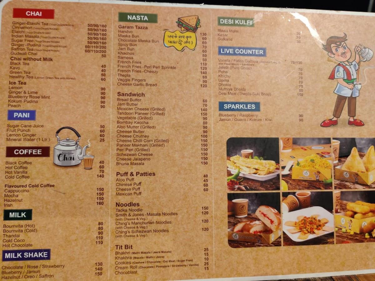 Menu at Tea Post - The Desi Cafe, Ahmedabad