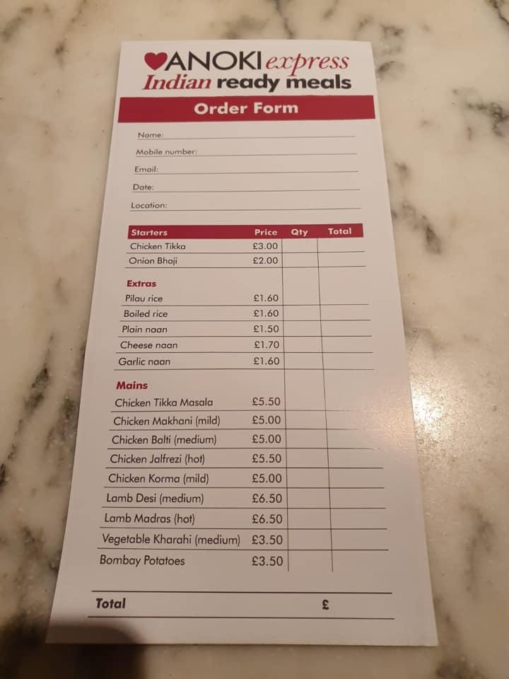 Menu at The Red Cow pub & bar, Derby