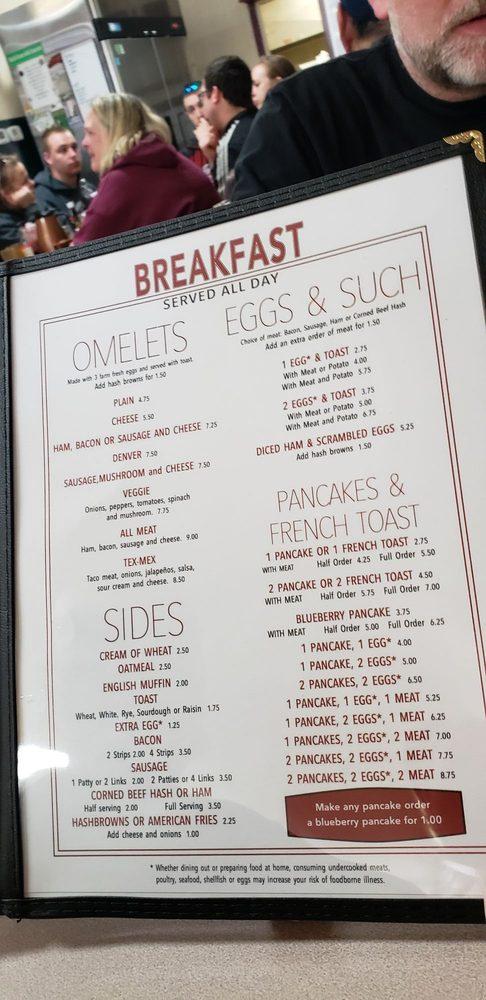 Menu at Amy's Corner Cafe, Monroe