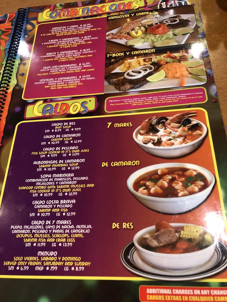 Menu at El Viva Mexico Restaurant, Albuquerque