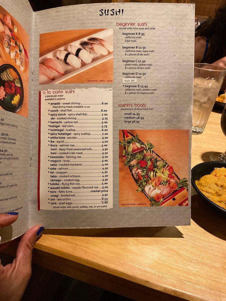 Menu at Tokyo Grill & Sushi restaurant, Kentwood