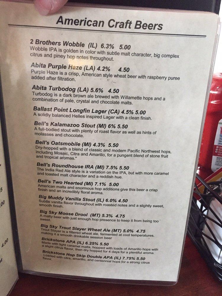 Menu at Gabby Goat American Pub & Grill, Effingham