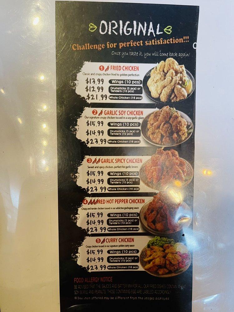Menu at CM Chicken Hampton restaurant, Hampton