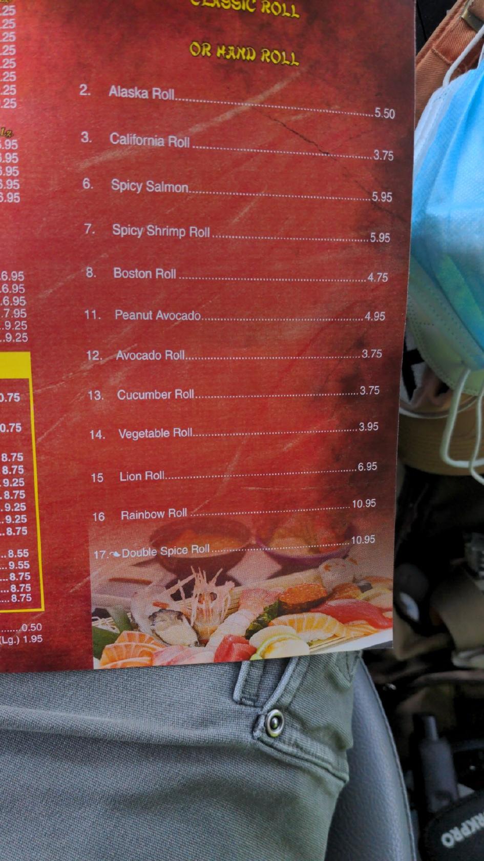 Menu at Chow King Buffet & Grill restaurant, Fort Payne, Glenn Blvd SW