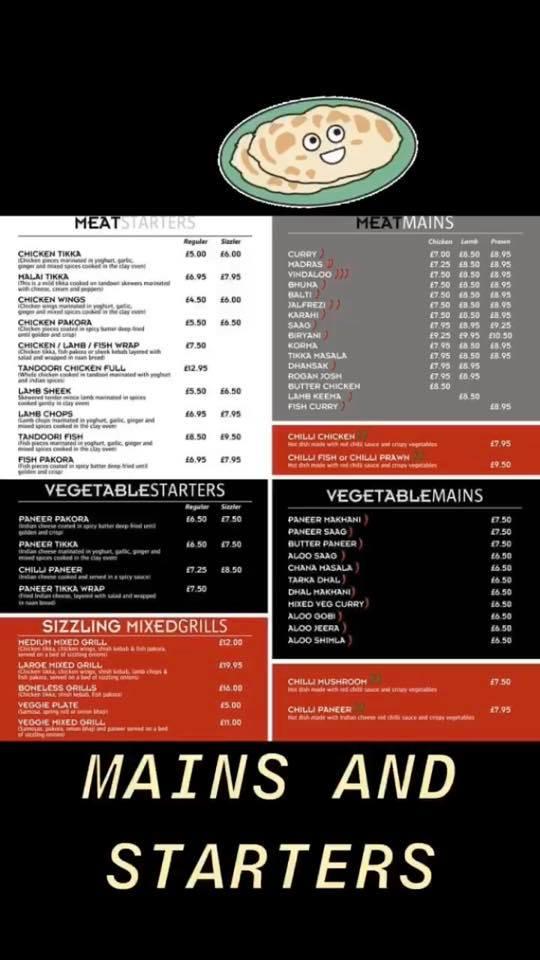 Menu at The Hop and Vine pub & bar, Telford