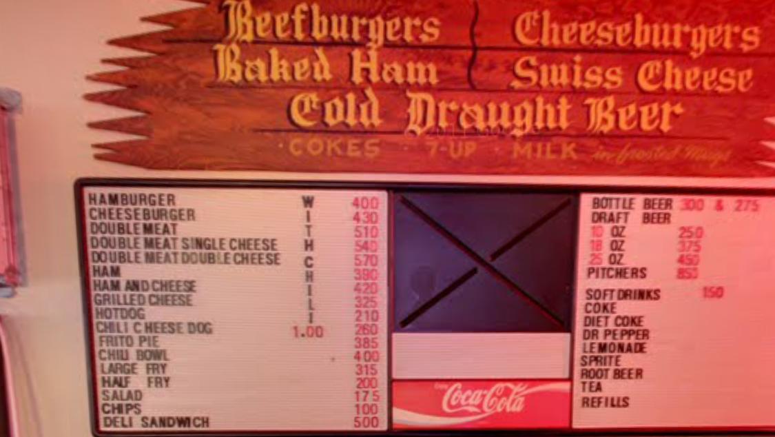 Menu at Small Victory pub & bar, Austin