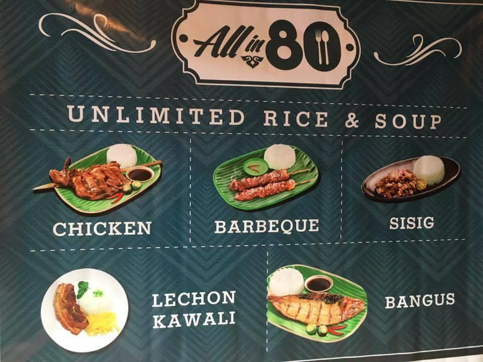 Menu at Nathan's Food Hub restaurant, Cavite City